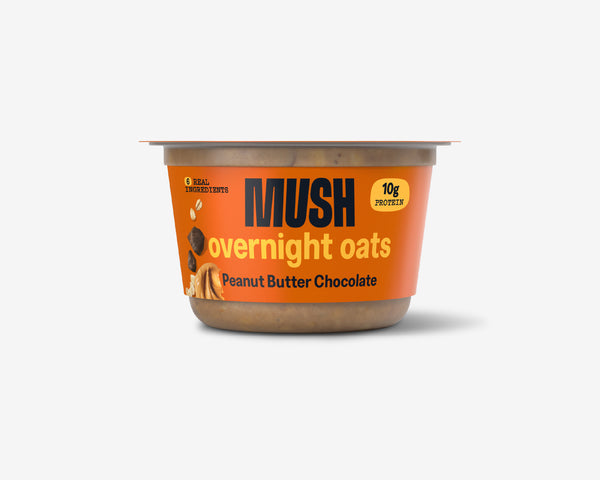 MUSH | MUSH Peanut Butter Chocolate | Overnight Oats w/ 10g of Protein