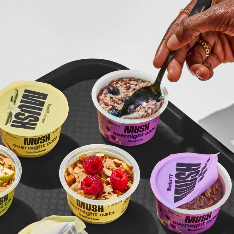 MUSH Blueberry | Nutritious Overnight Oats