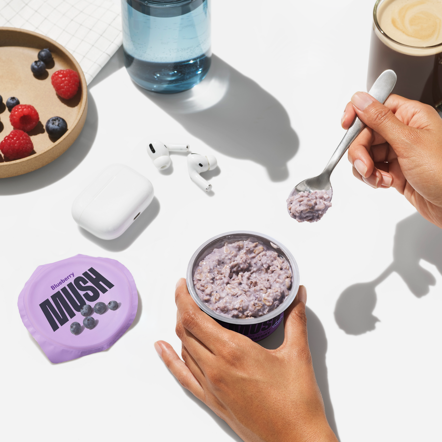 MUSH Blueberry | Nutritious Overnight Oats