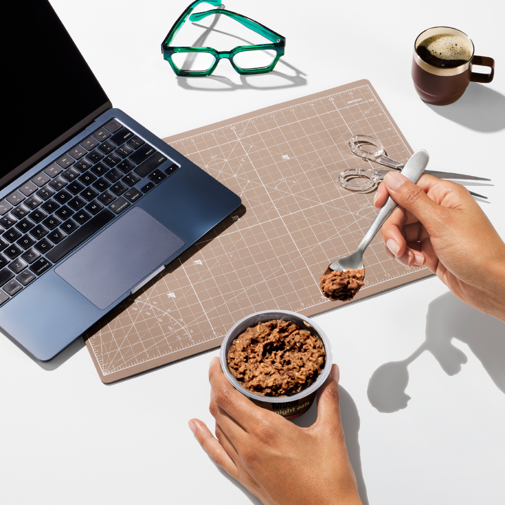 MUSH Dark Chocolate | Rich, Creamy Overnight Oats w/ 7g Protein