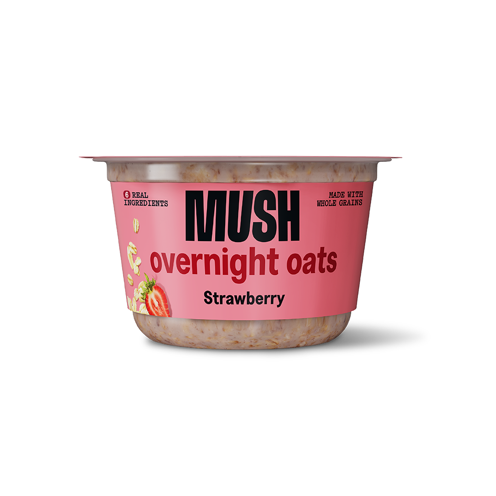 MUSH Strawberry | Overnight Oats Made Simple