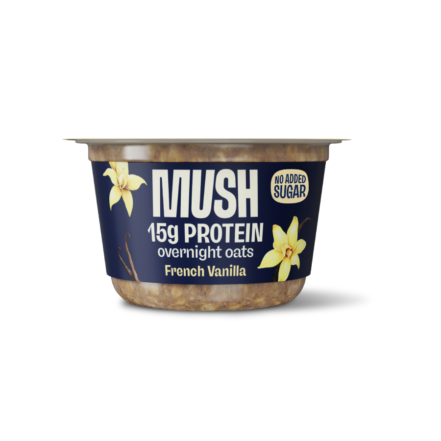 MUSH French Vanilla Protein | Ready-to-Eat Overnight Oats