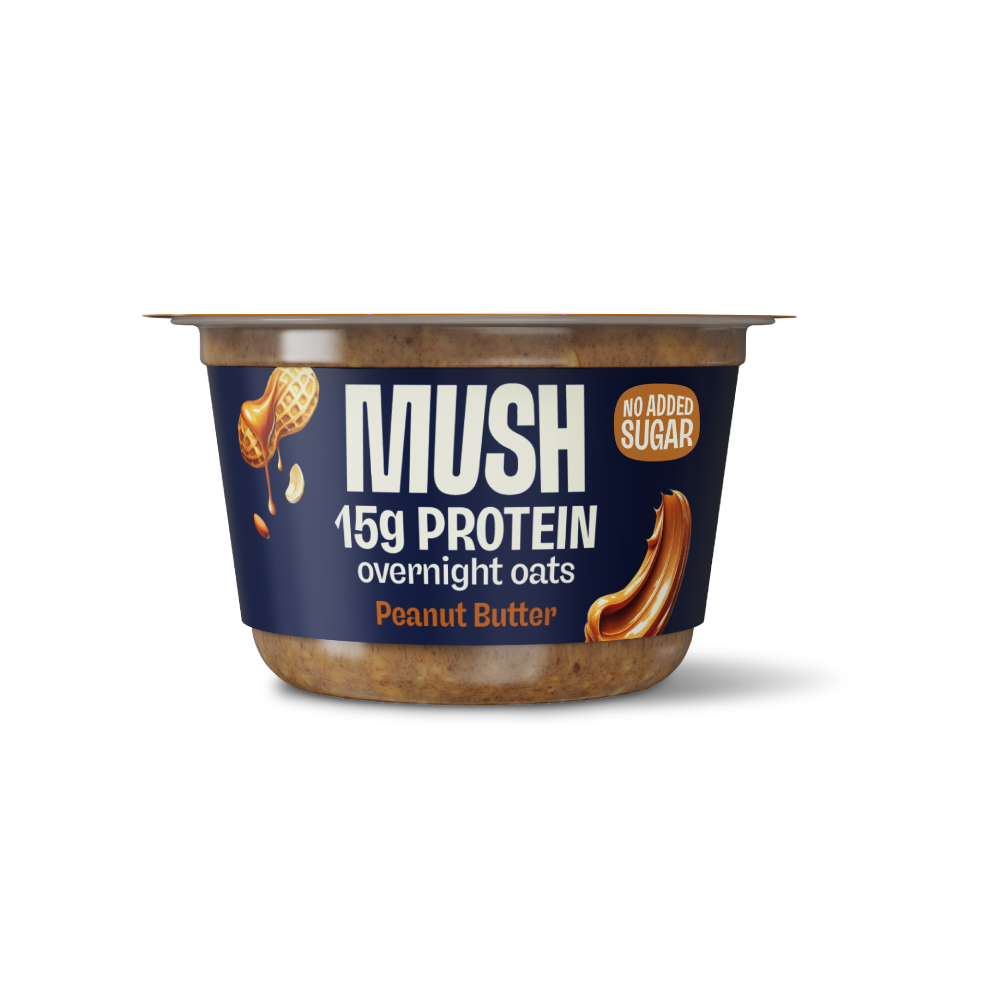 MUSH Peanut Butter | Overnight Oats w/ 15g of Protein